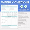 Weekly Check-in Worksheet / Therapy Worksheets / Feelings Journal ...