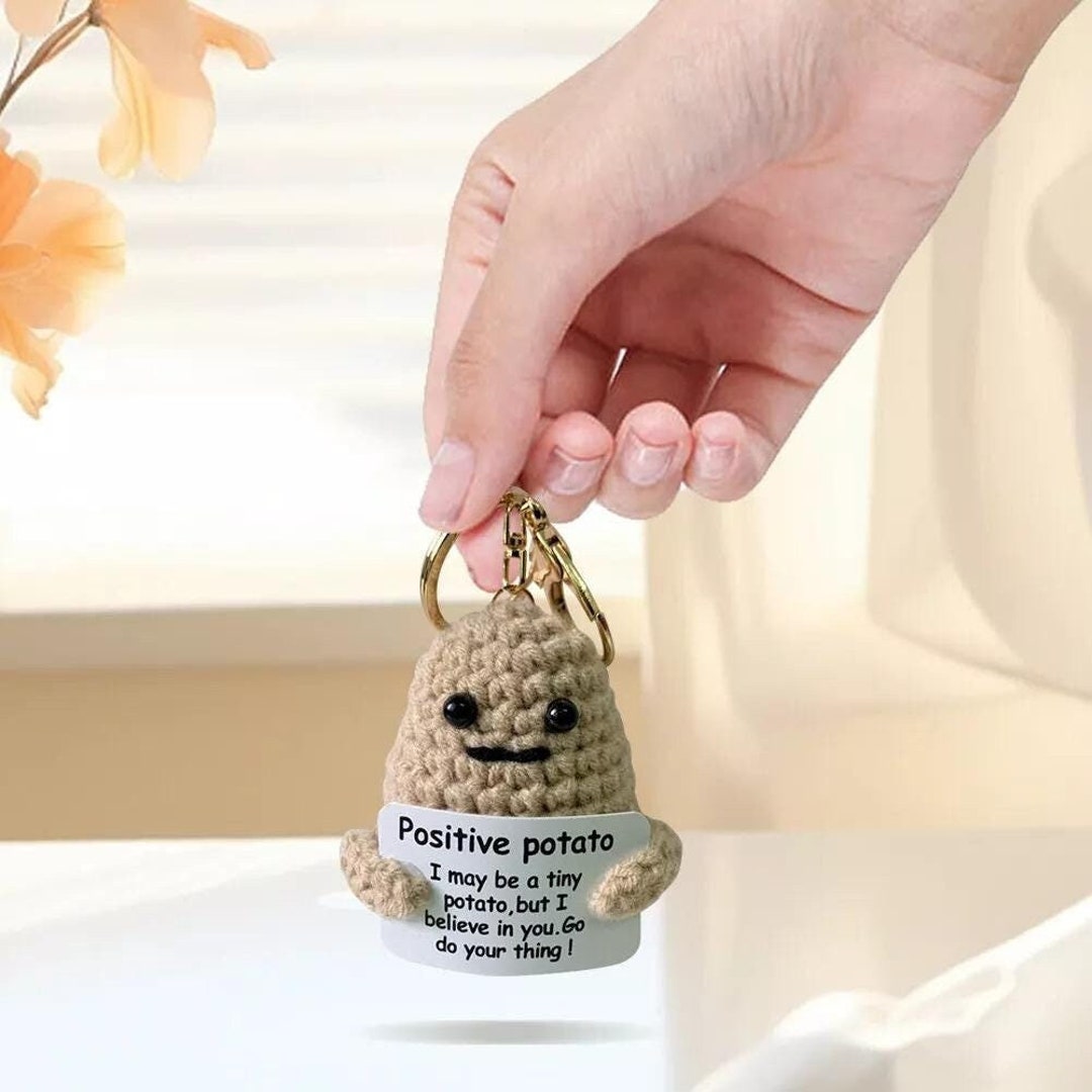 The Positive Potato Amigurumi Crochet PDF Pattern Quote Handmade ...