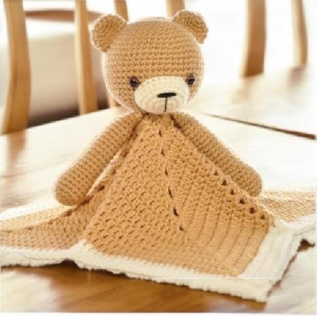 CROCHET PATTERN Ted the Bear Crochet Amigurumi Teddy Bear Lovey ...