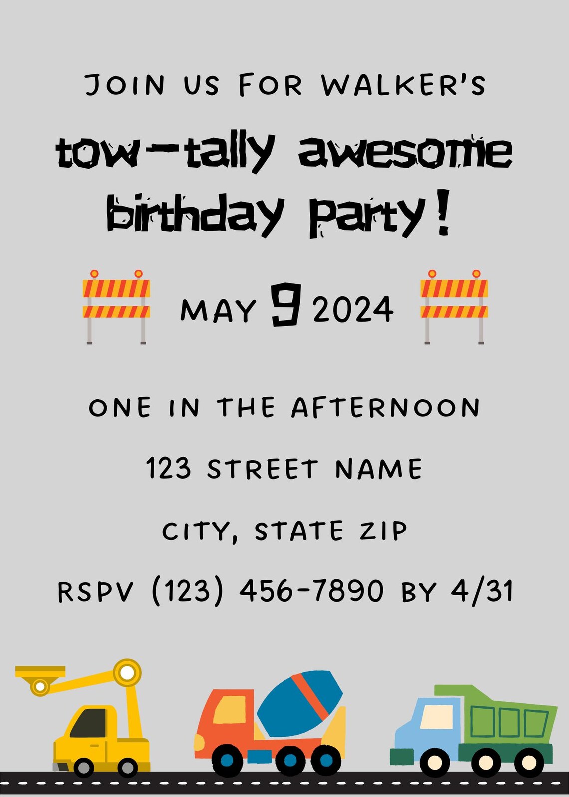 Custom Invitation Digital Template Birthday Graduation Baby Shower ...