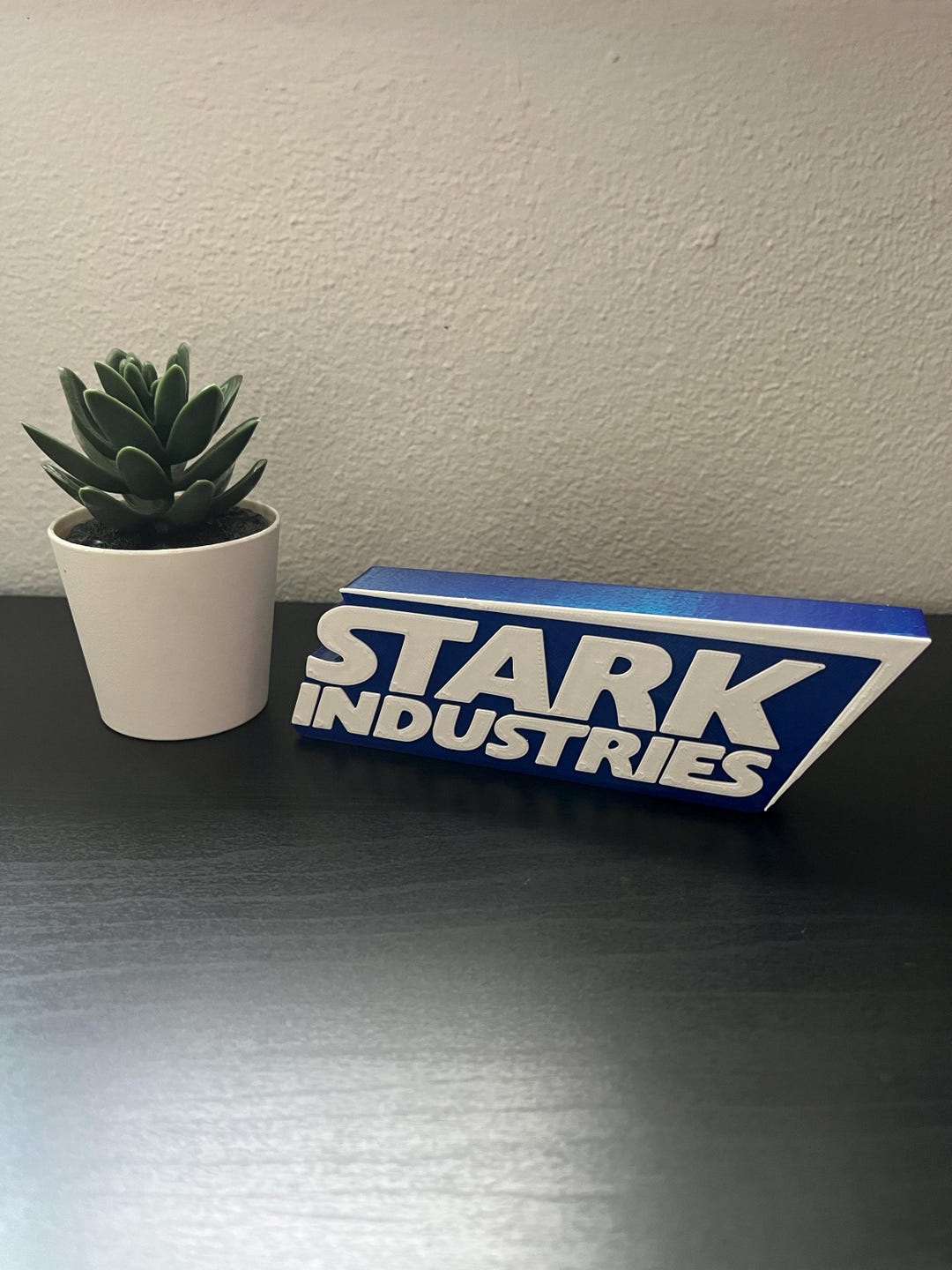 Stark Industries Logo Fan Sign 3D Printed Marvel Decor High-quality ...