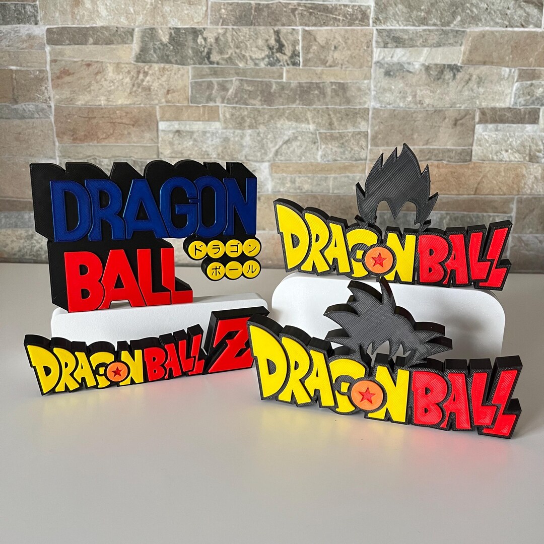 Dragon Ball 3D Logo Sign | Dragon Ball Z, Classic & Normal With ...