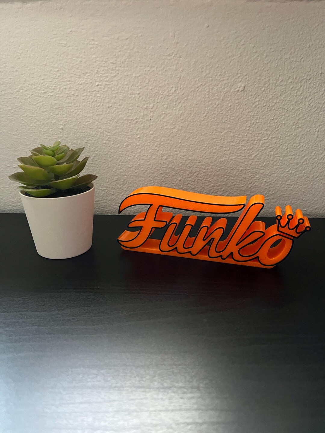 Funko Logo Fan Sign | 3D Printed Decor for Pop Culture Collectors ...