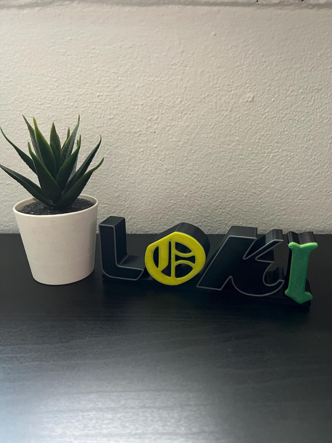 Loki Logo Fan Sign 3D Printed Marvel Decor High-quality Gift for Loki ...
