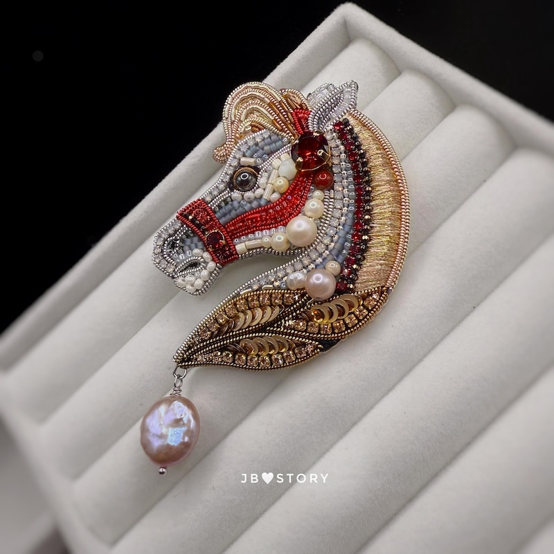 Horse Brooch Beads - Etsy