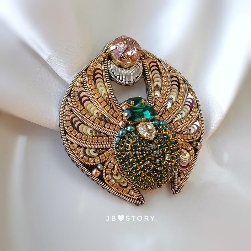 Beetle Brooch - Etsy