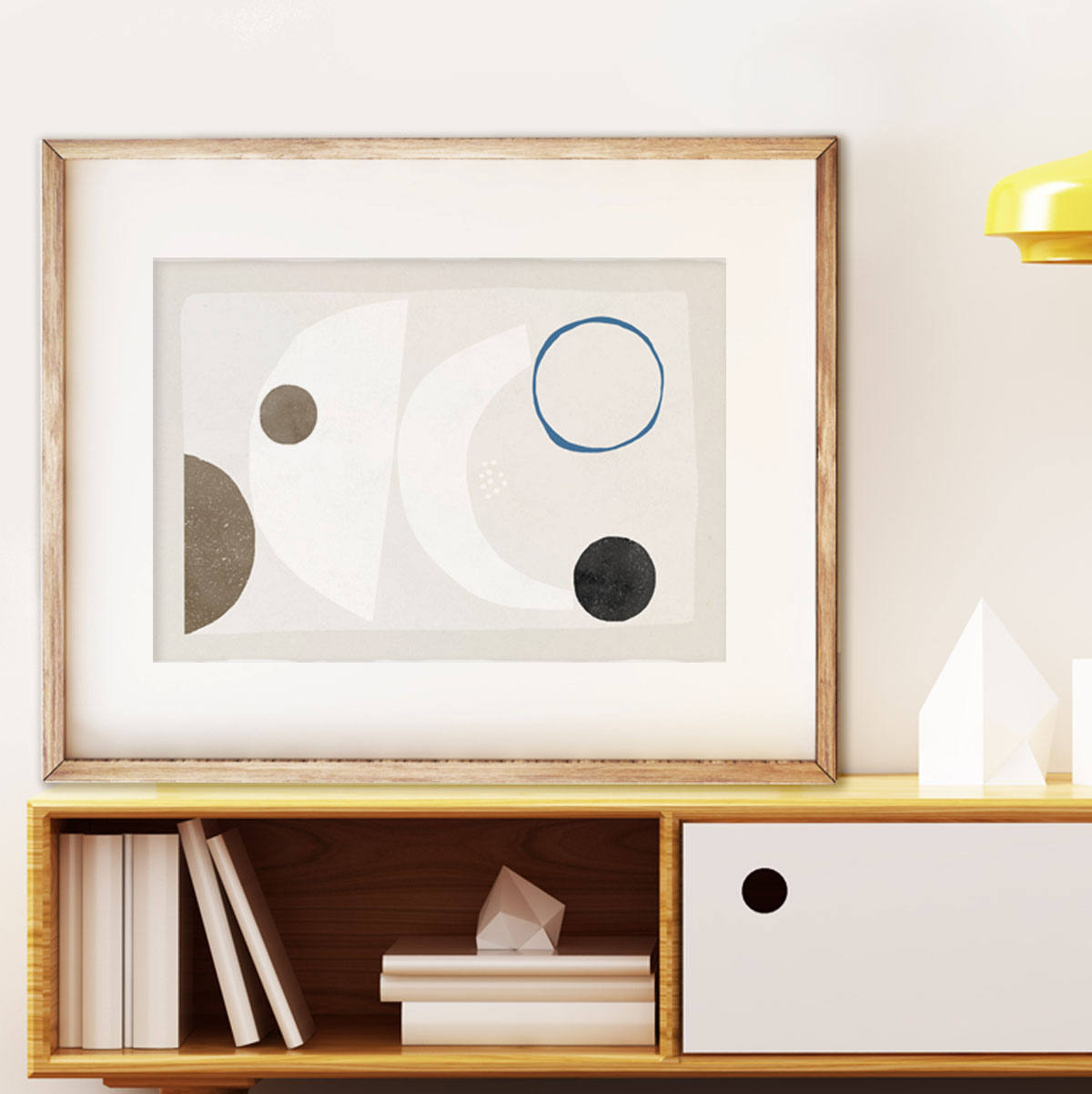 Abstract Art Print No.9. Circular Shapes for a Modern Interior - Etsy