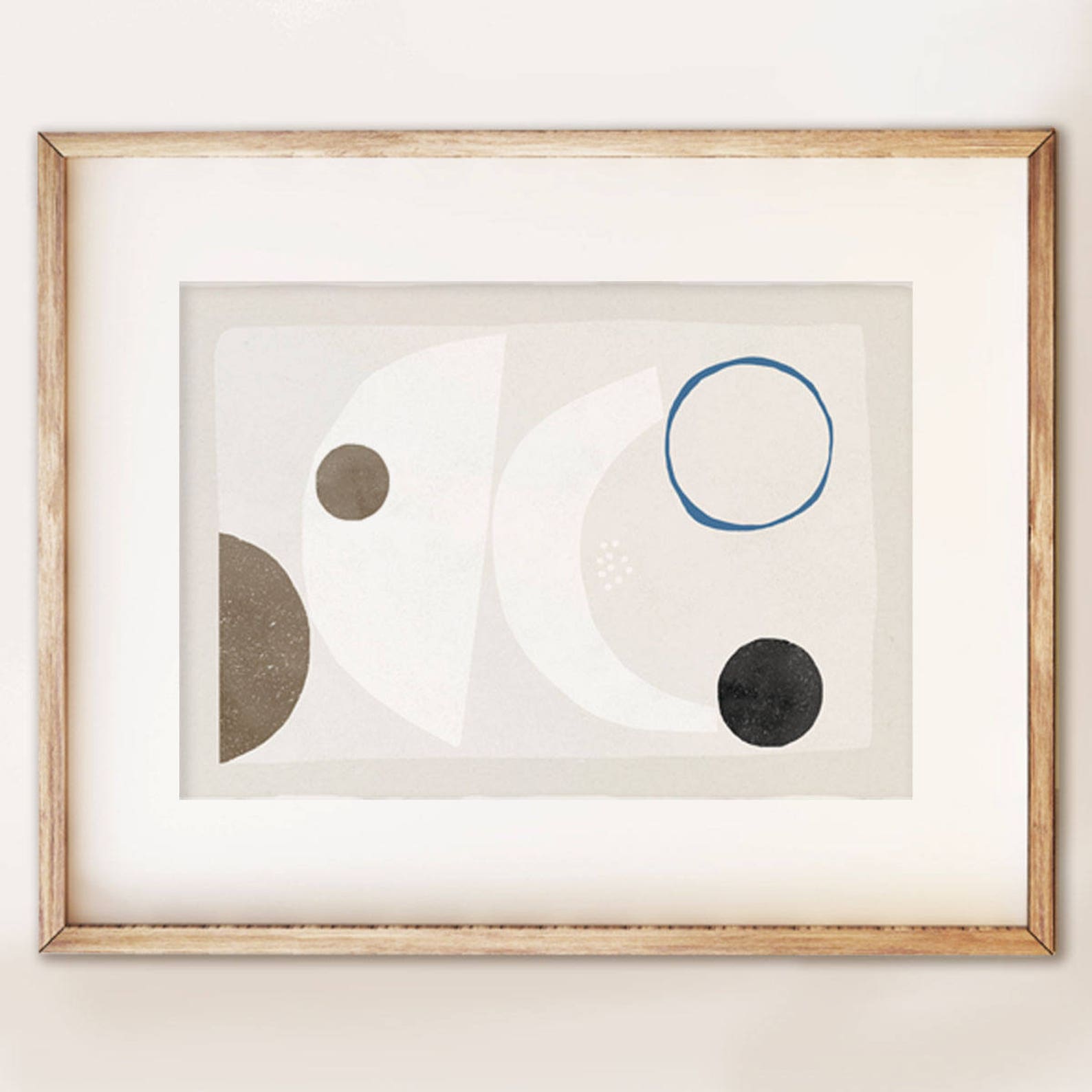 Abstract Art Print No.9. Circular Shapes for a Modern Interior - Etsy