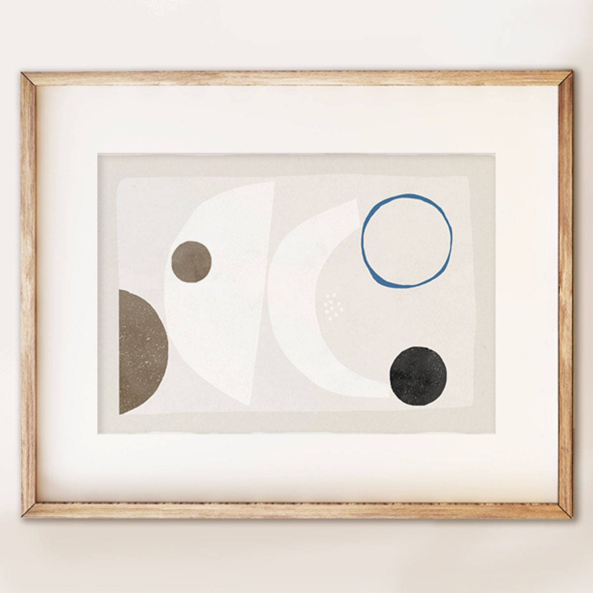 Abstract Art Print No.9. Circular Shapes for a Modern Interior - Etsy