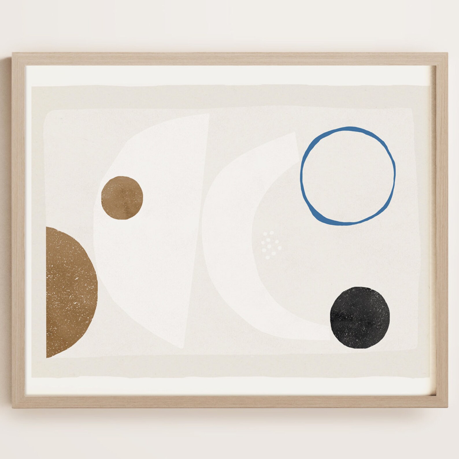 Abstract Art Print No.9. Circular Shapes for a Modern Interior - Etsy