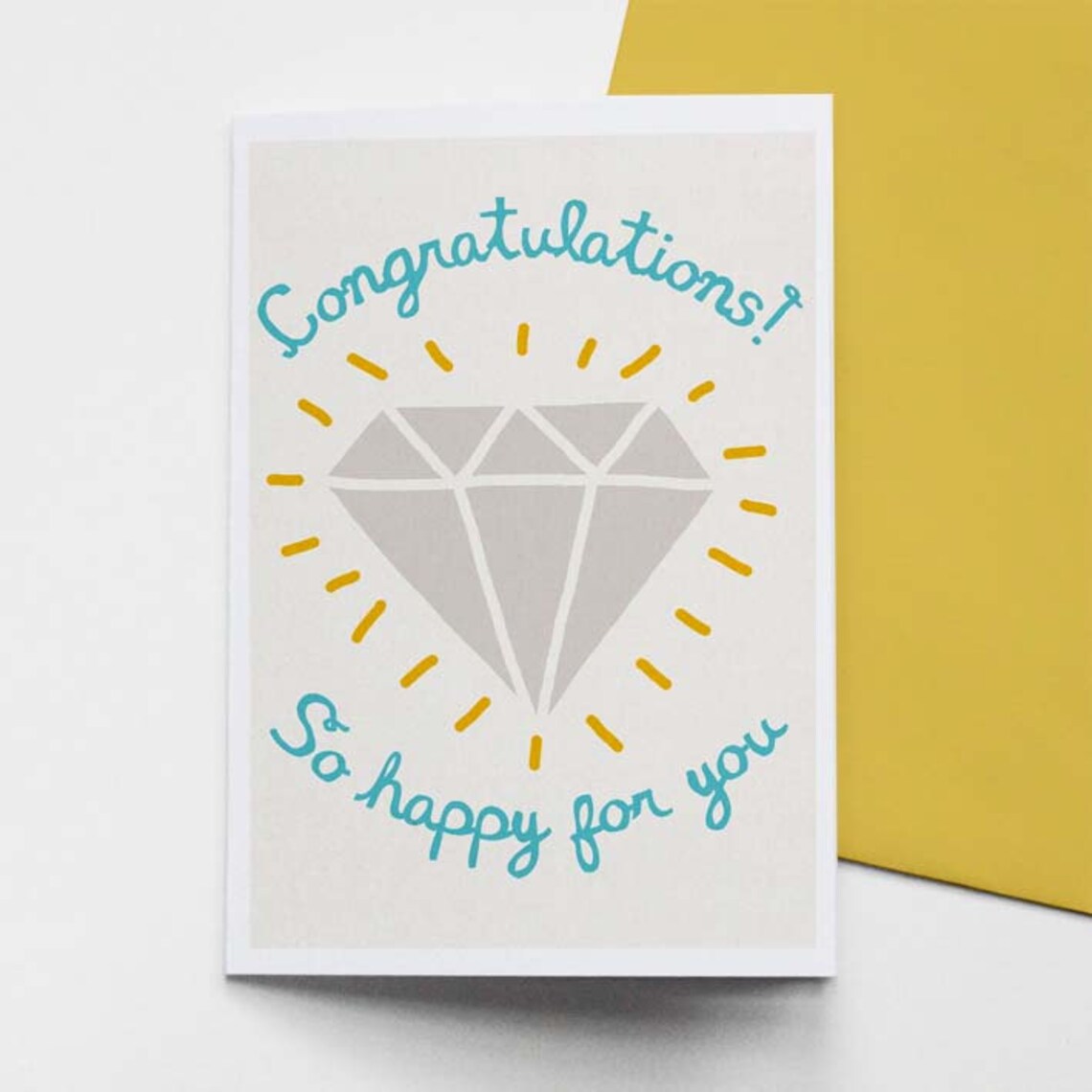 Bling Ring Congratulations Wedding or Engagement Card - Etsy