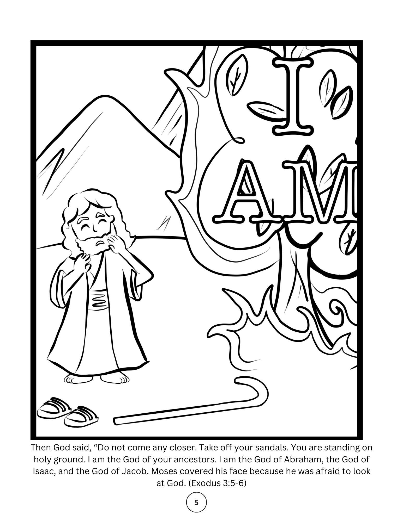 10 Old Testament Bible Story Coloring Pages Png Downloads - Etsy UK