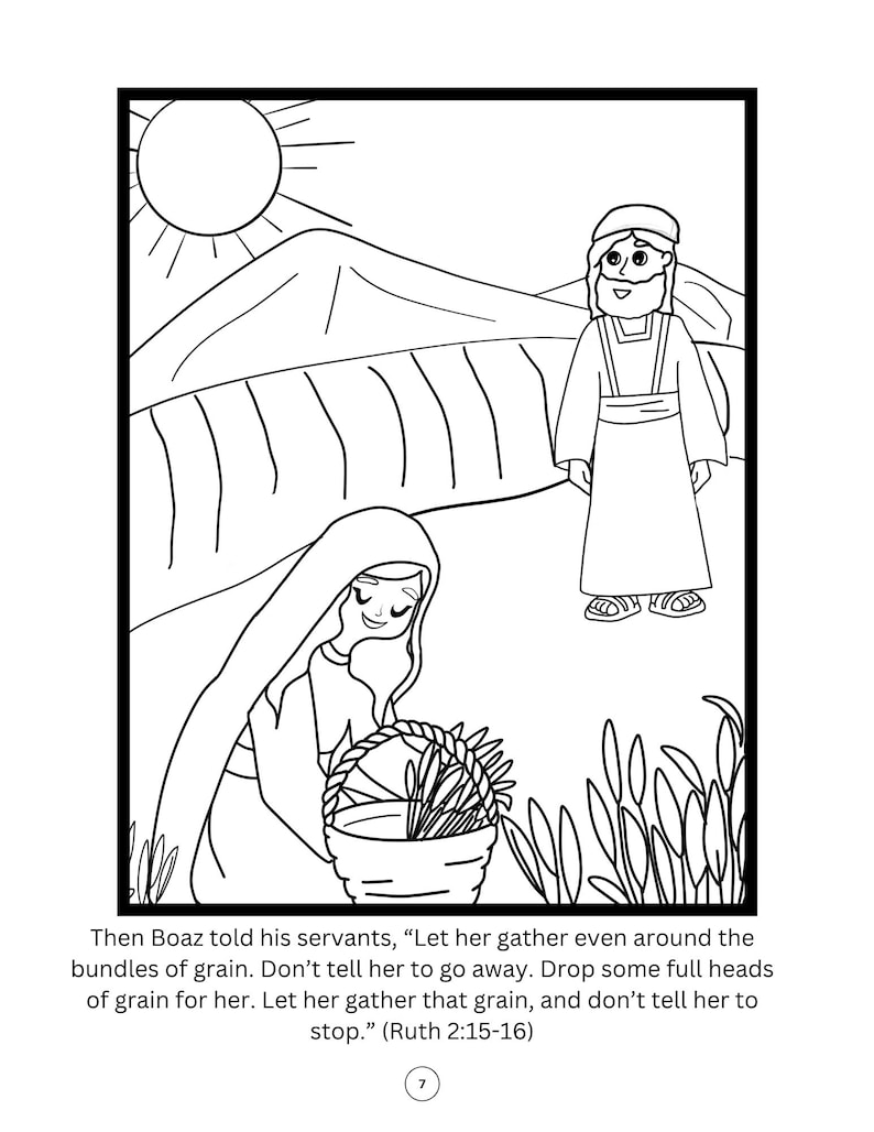 10 Old Testament Bible Story Coloring Pages Png Downloads - Etsy UK