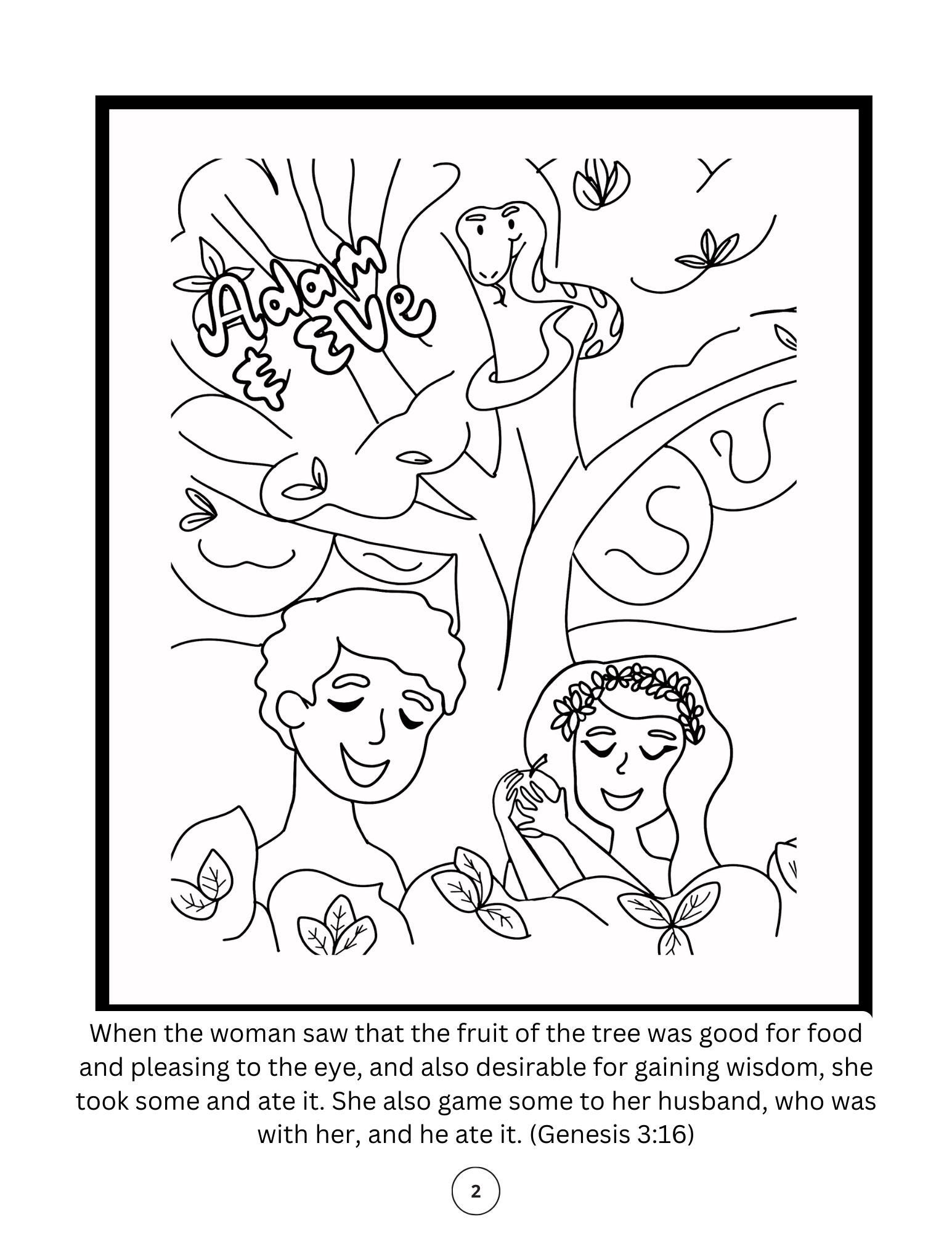 10 Old Testament Bible Story Coloring Pages Png Downloads - Etsy UK