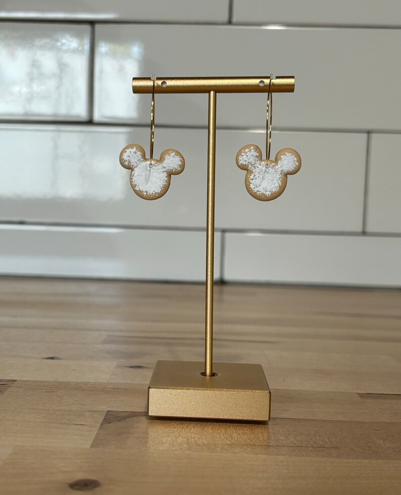 Tianas Famous Beignets Mickey Ears Earrings Handmade Lightweight ...