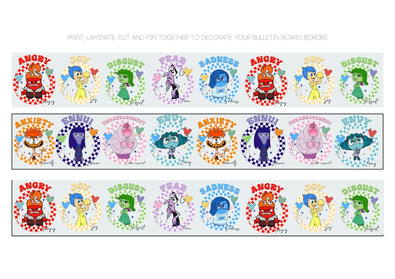 Emotional Intelligence Bulletin Board Border - Digital Download - Etsy