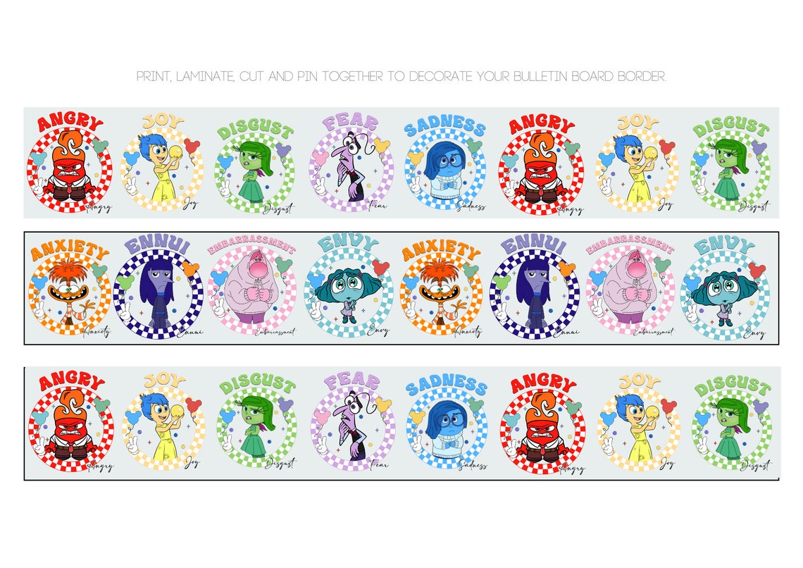 Emotional Intelligence Bulletin Board Border - Digital Download - Etsy