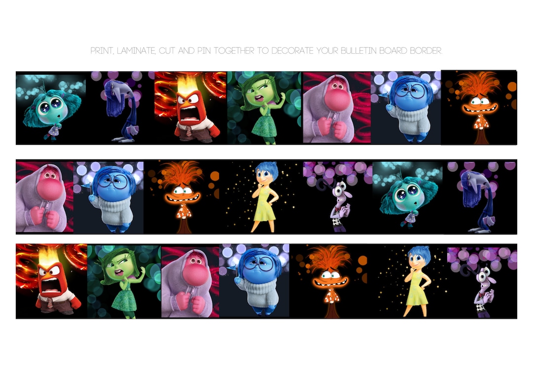 Digital Emotions Bulletin Board Border - Instant Download - Etsy