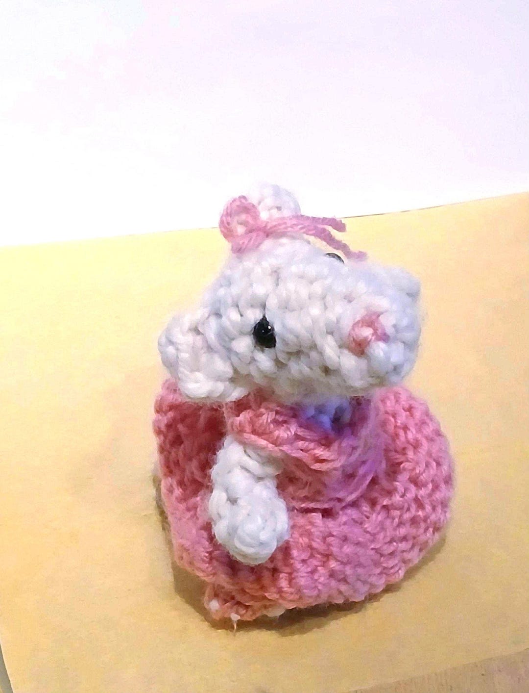 Angelina Ballerina Mouse Doll, Gift for Little Girl Ballerina Amigurumi ...