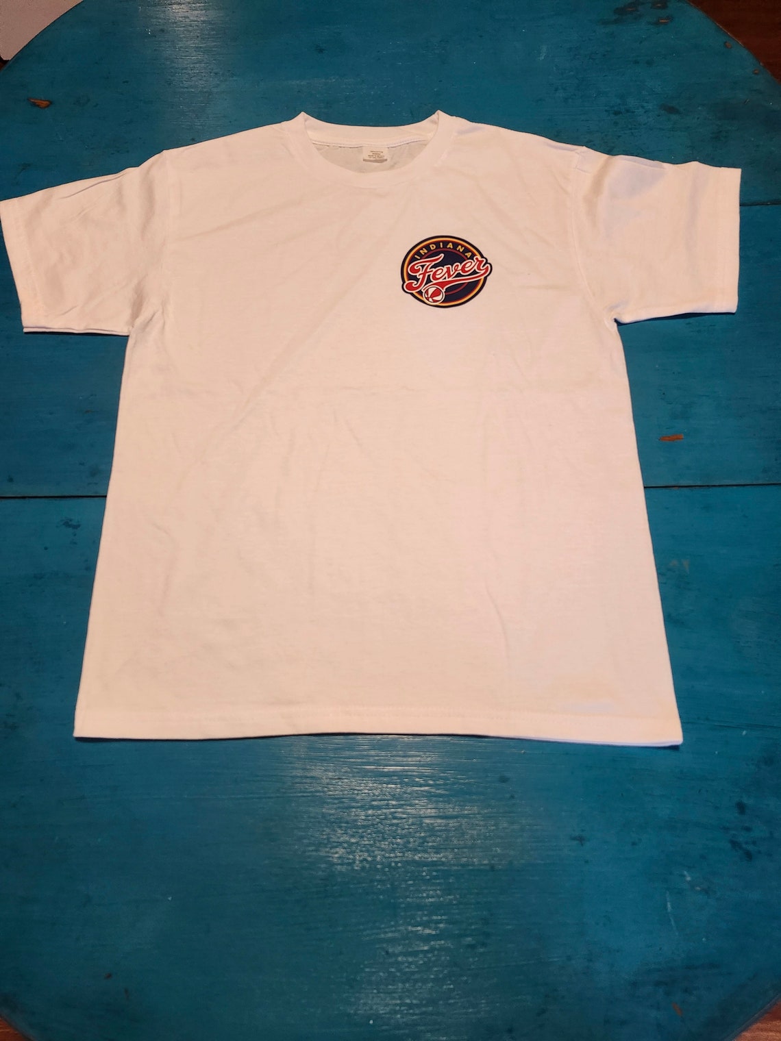 M,XL White Indiana Fever Tee Shirts With Vented Underarms in Xl - Etsy