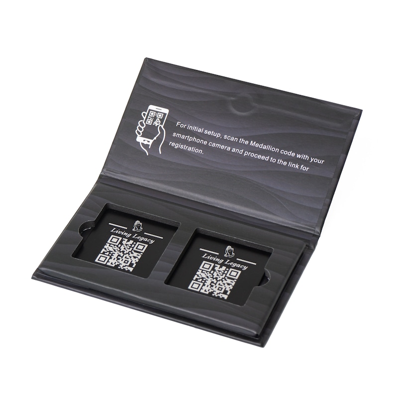 Memorial QR Code, Thoughtful Sympathy Gift, Gravestone Gift, Family ...