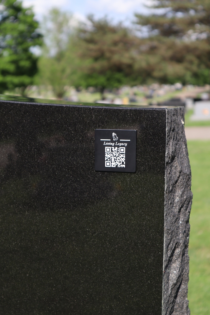 Memorial QR Code, Thoughtful Sympathy Gift, Gravestone Gift, Family ...