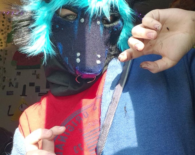 Cyber Sigil Dog Mask