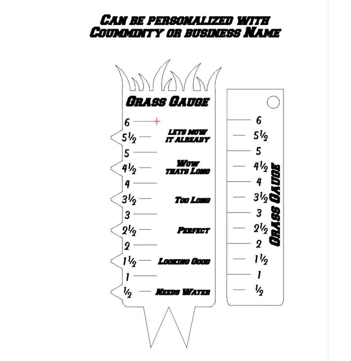 Yard Grass Rain Gage Svg, Ai, Pdf, Eps Files Digital Download Only - Etsy