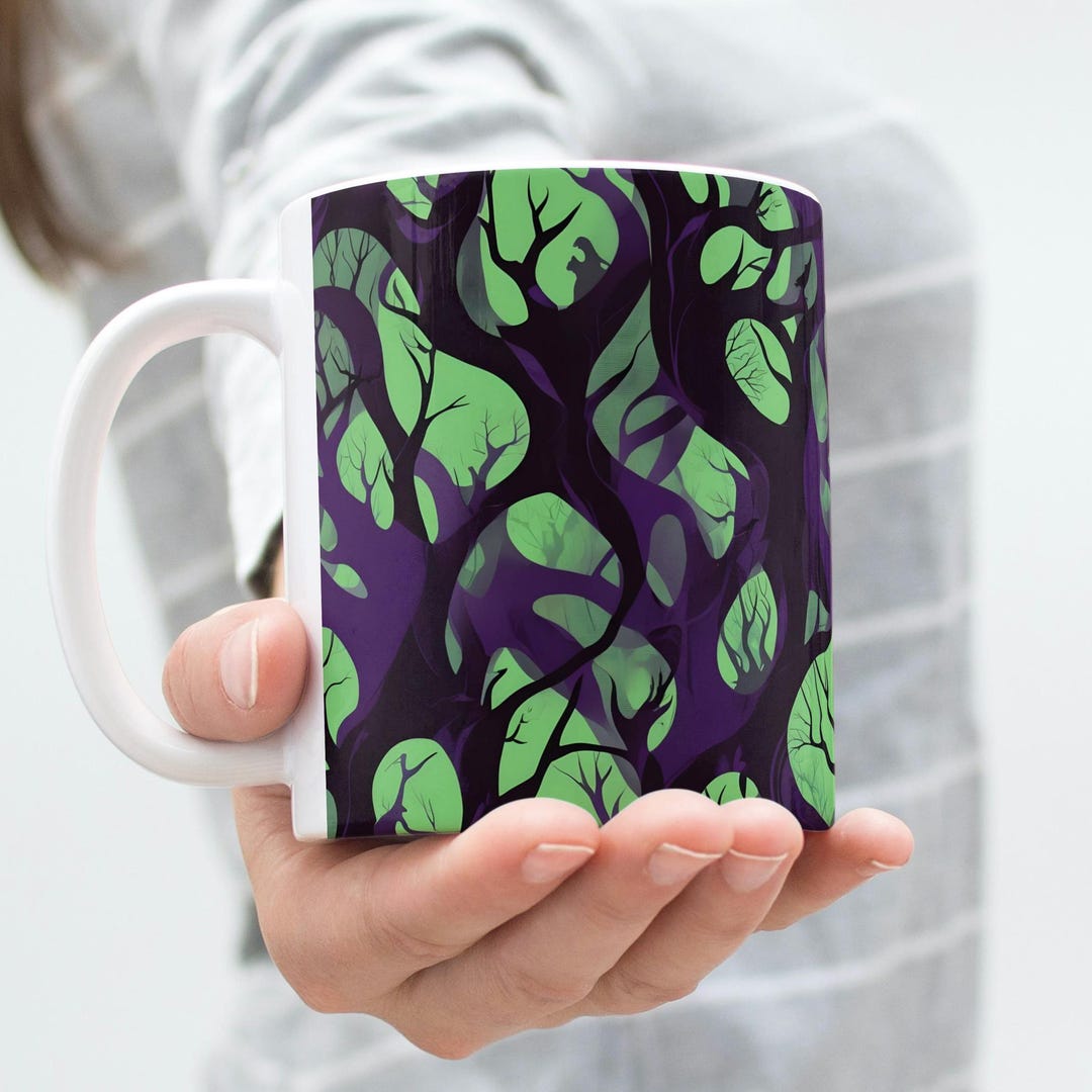 Haunted Forest Ceramic Mug Halloween Decoration, Trick or Treat ...