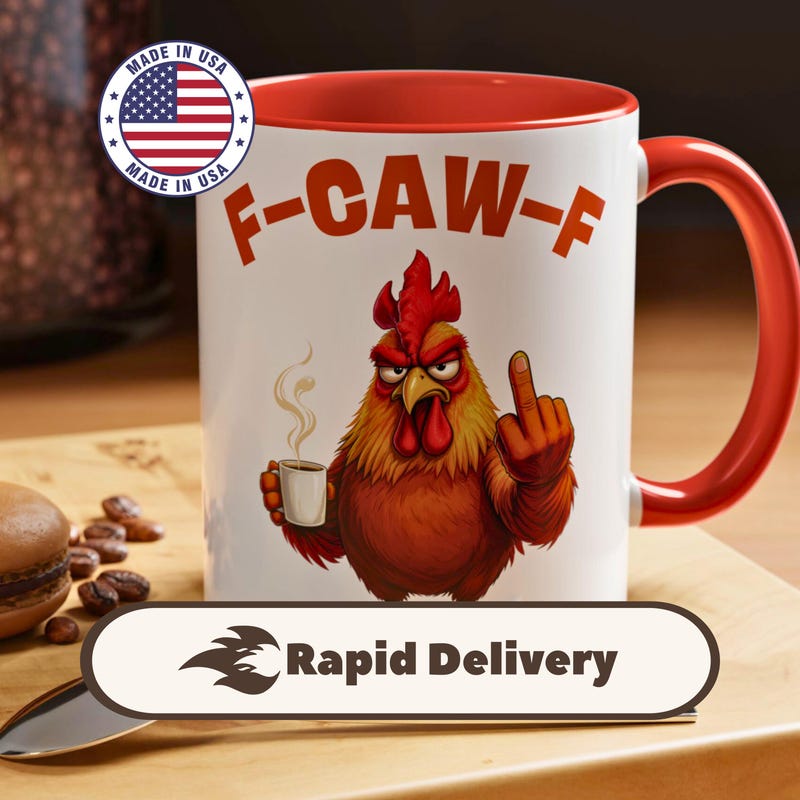 F Caw F Coffee Mug - Etsy