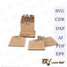 Labubu Desk Calendar 2026, Seasonal Wooden Organizer With 12 Monthly ...