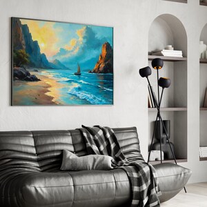 Sunset Sailing, Sunset on the Cape, Sunset Painting, Boat Painting ...