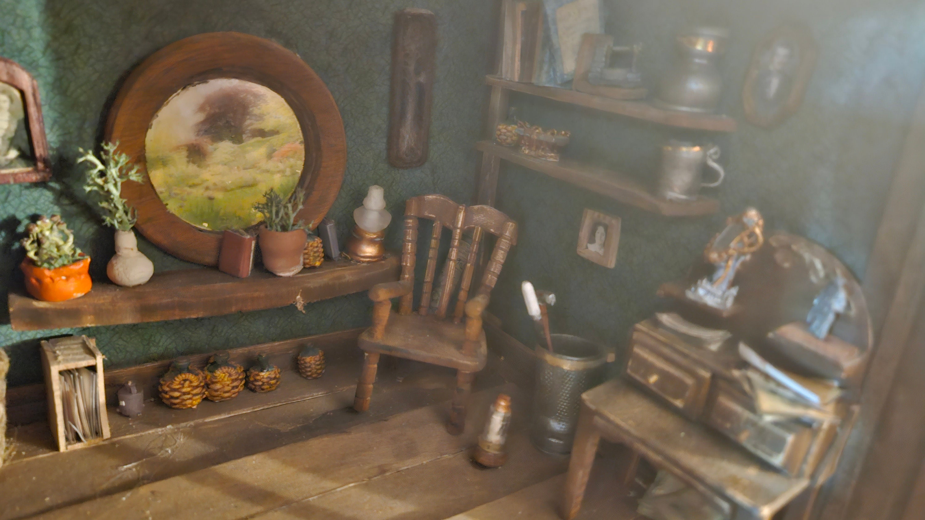 The Hermits Reading Room Book Nook Diorama - Etsy