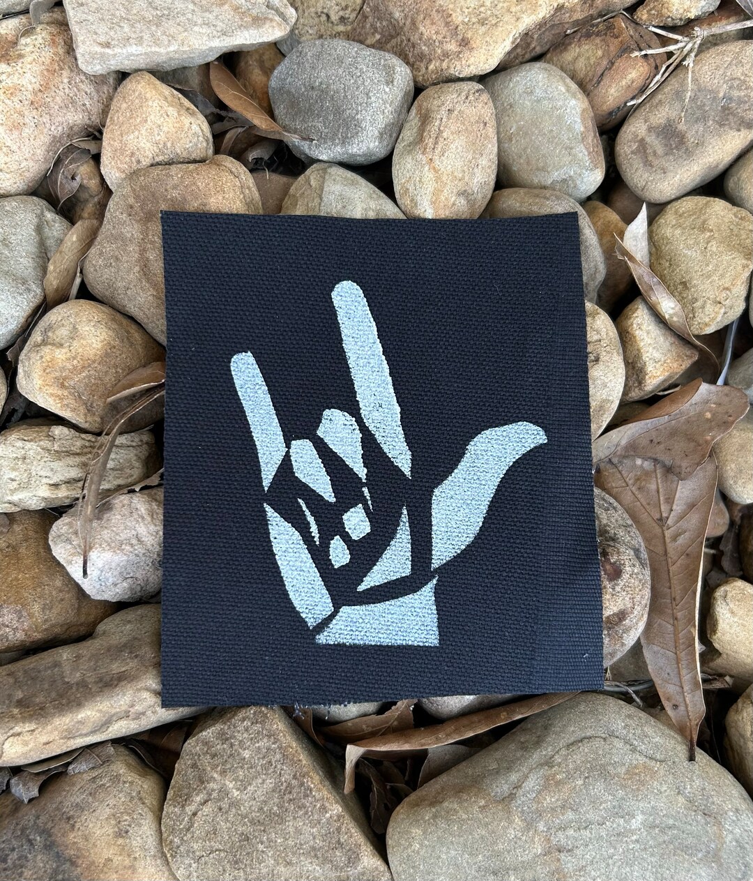 Devil Horn Crust Patch/ Punk Patch - Etsy