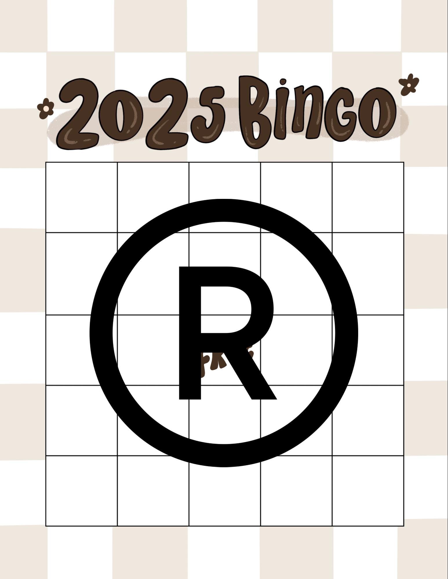 2025 Bingo Card Template/ Vision Board *DIGITAL DOWNLOAD* - Etsy