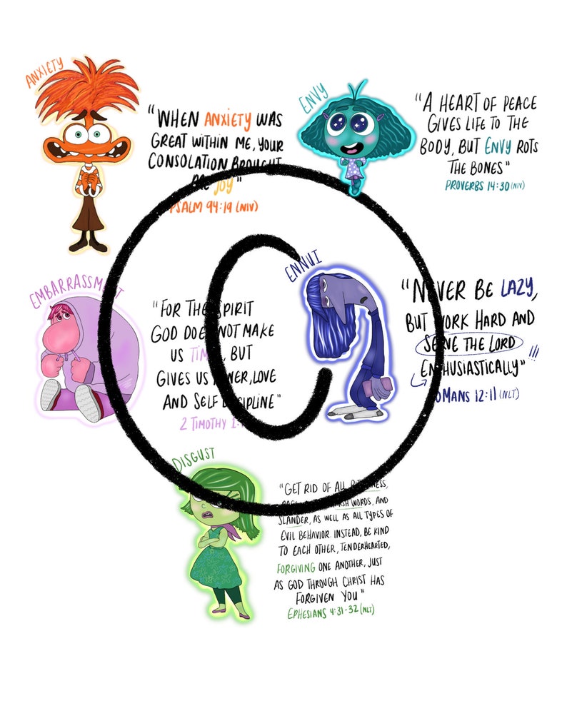 INSIDE OUT 2 Bible Verses *shirt Digital Download* - Etsy Canada