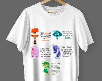 Inside Out Bible Verse Print: Kids' Emotions Scripture (digital ...