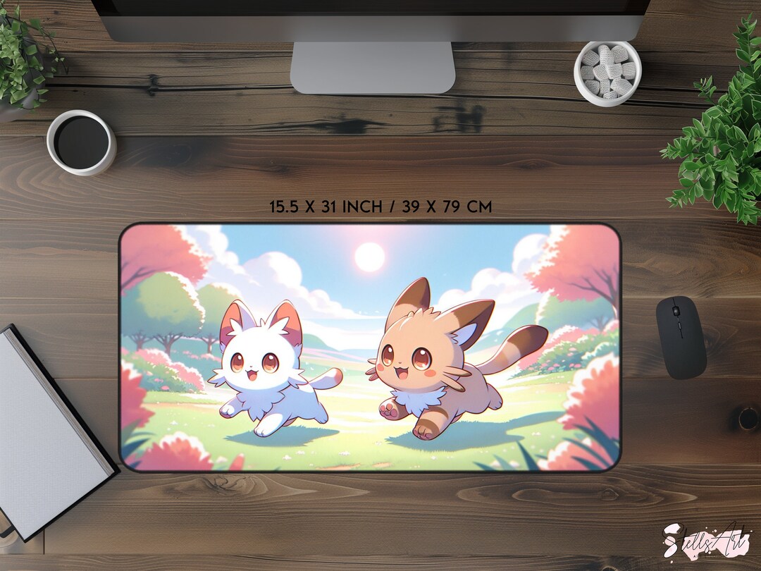 Furry Friends Aesthetic Scenery Deskmat, Furry Mousepad, Furry Art ...