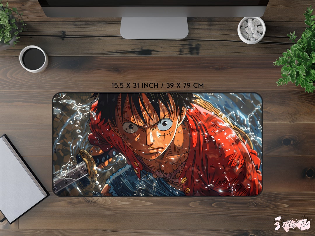 Luffy From One Piece Deskmat, Anime Mousepad, One Piece Anime, One ...