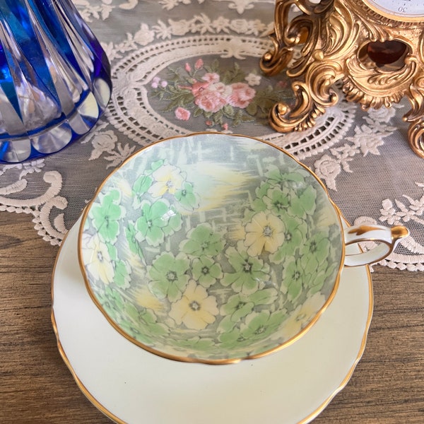 Green Teacup - Etsy