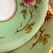 Rare Foley Green Vintage Teacup Set With Rose Signed English Bone China ...