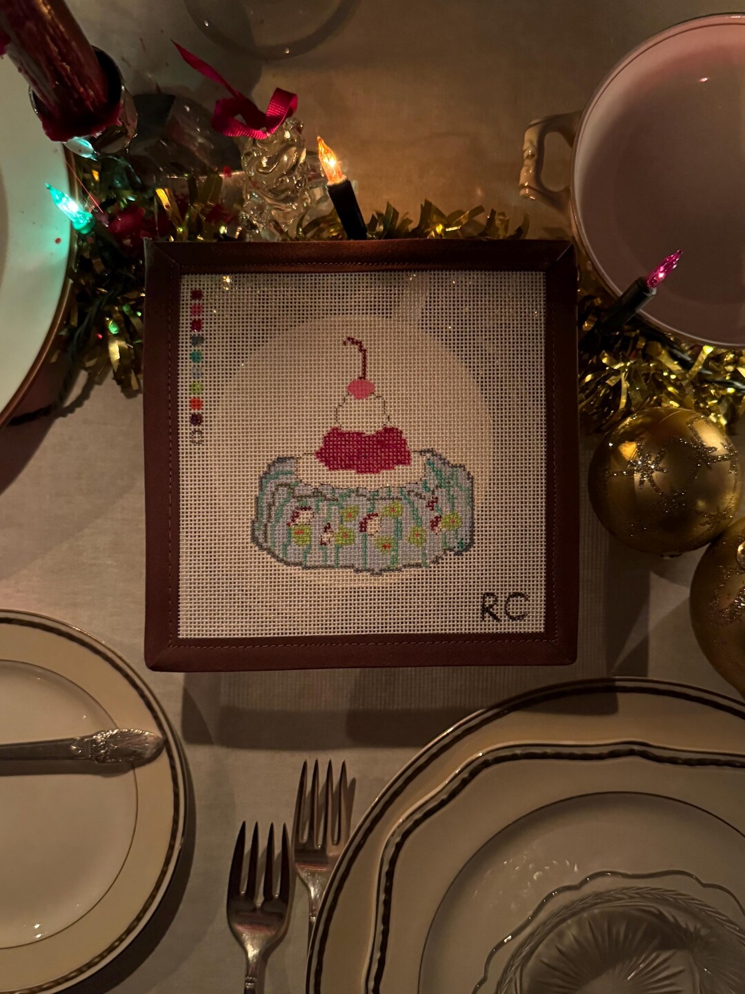 Vintage Veggie Jello| 18 Mesh, Hand-painted Needlepoint Canvas - Etsy
