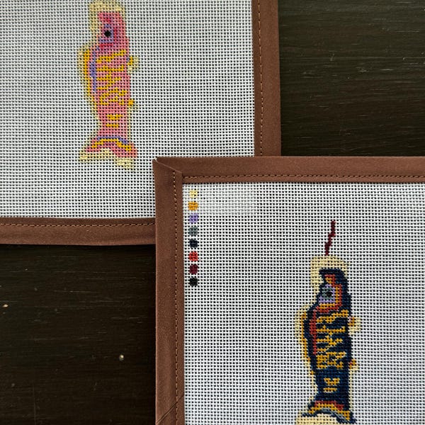 Fish Needlepoint - Etsy