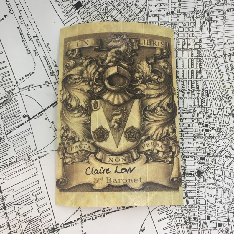 Vintage Bookplates Reproduction Assortment - Historical Bookplates ...