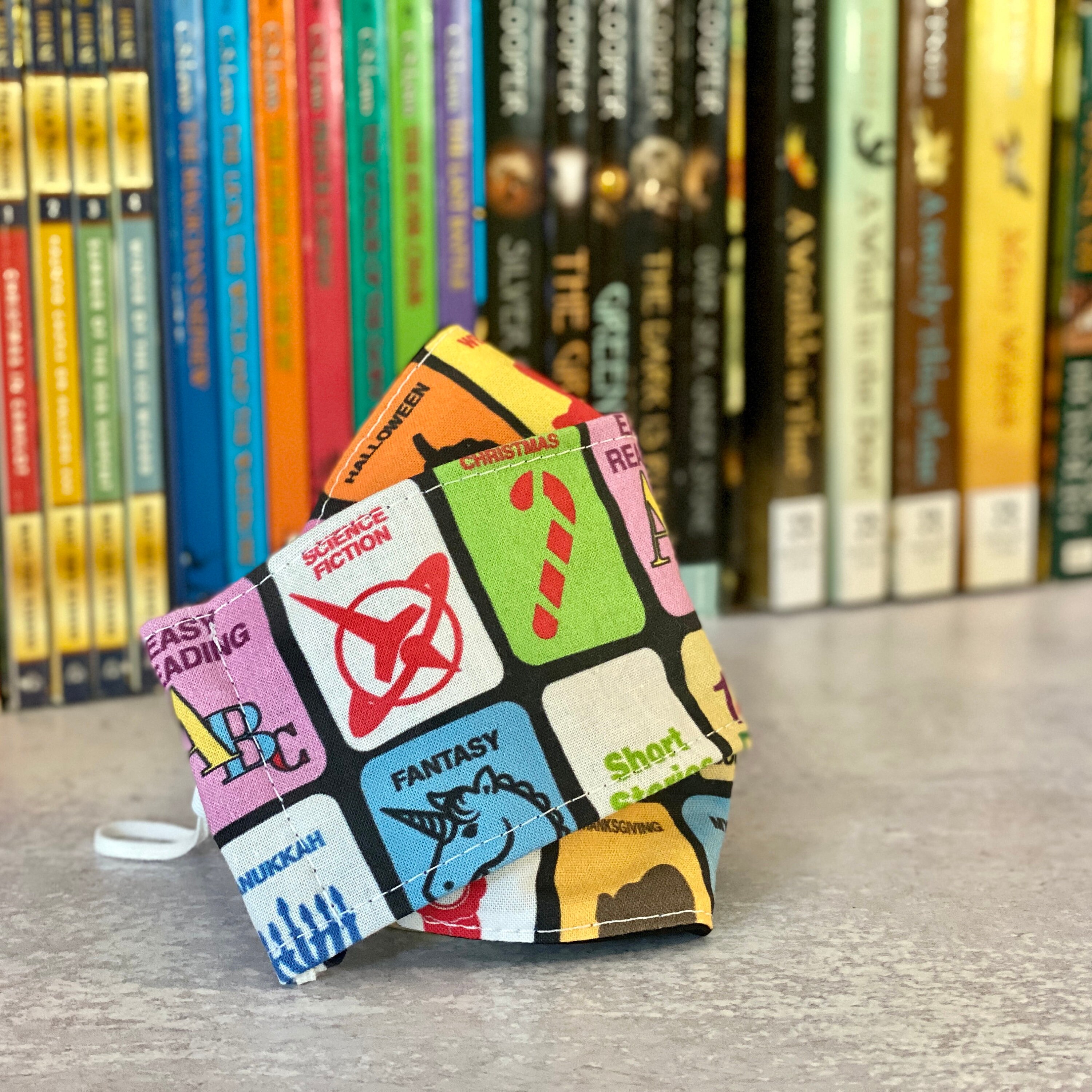 Library book stickers mask book genre stickers Literary | Etsy