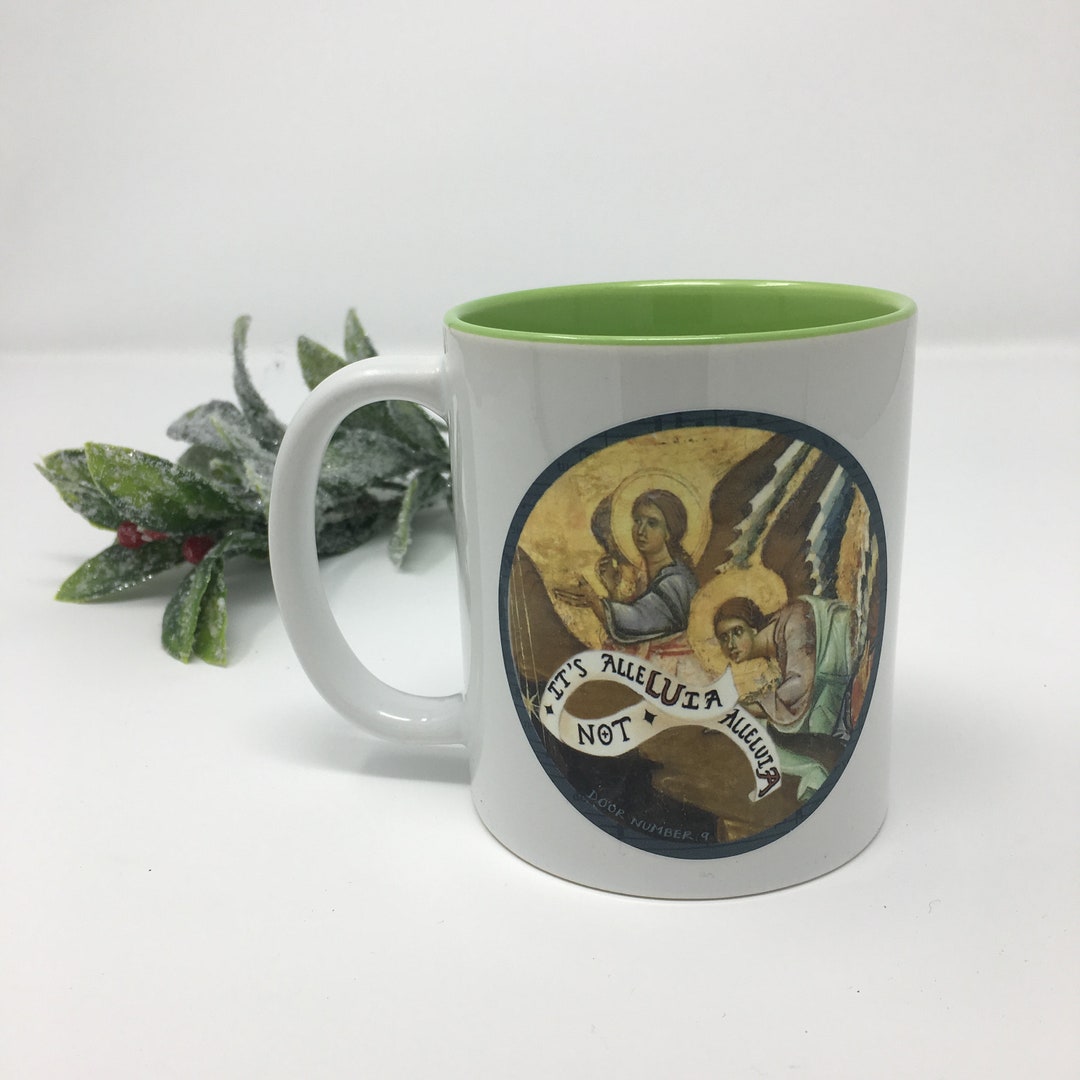 Alleluia Angel Mug Sassy Angel Funny Coffee Mug - Etsy
