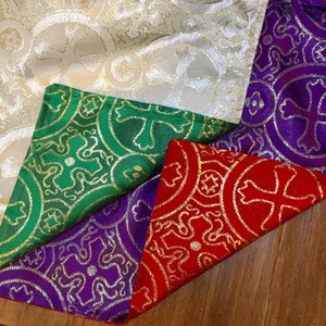 Reversible Liturgical Table Runner Set: Catholic Orthodox Altar Cloth ...