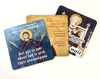 Catholic Meme Magnet Set Catholic Car Magnet Prayer Magnet | Etsy
