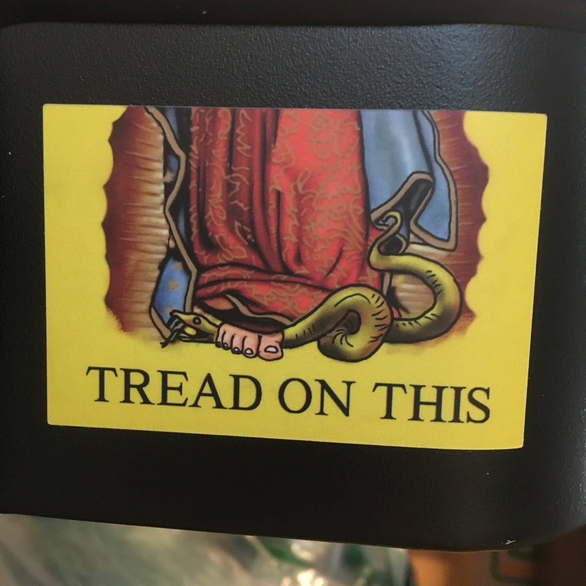 Tread on This Sticker Decal Our Lady of Guadalupe | Etsy
