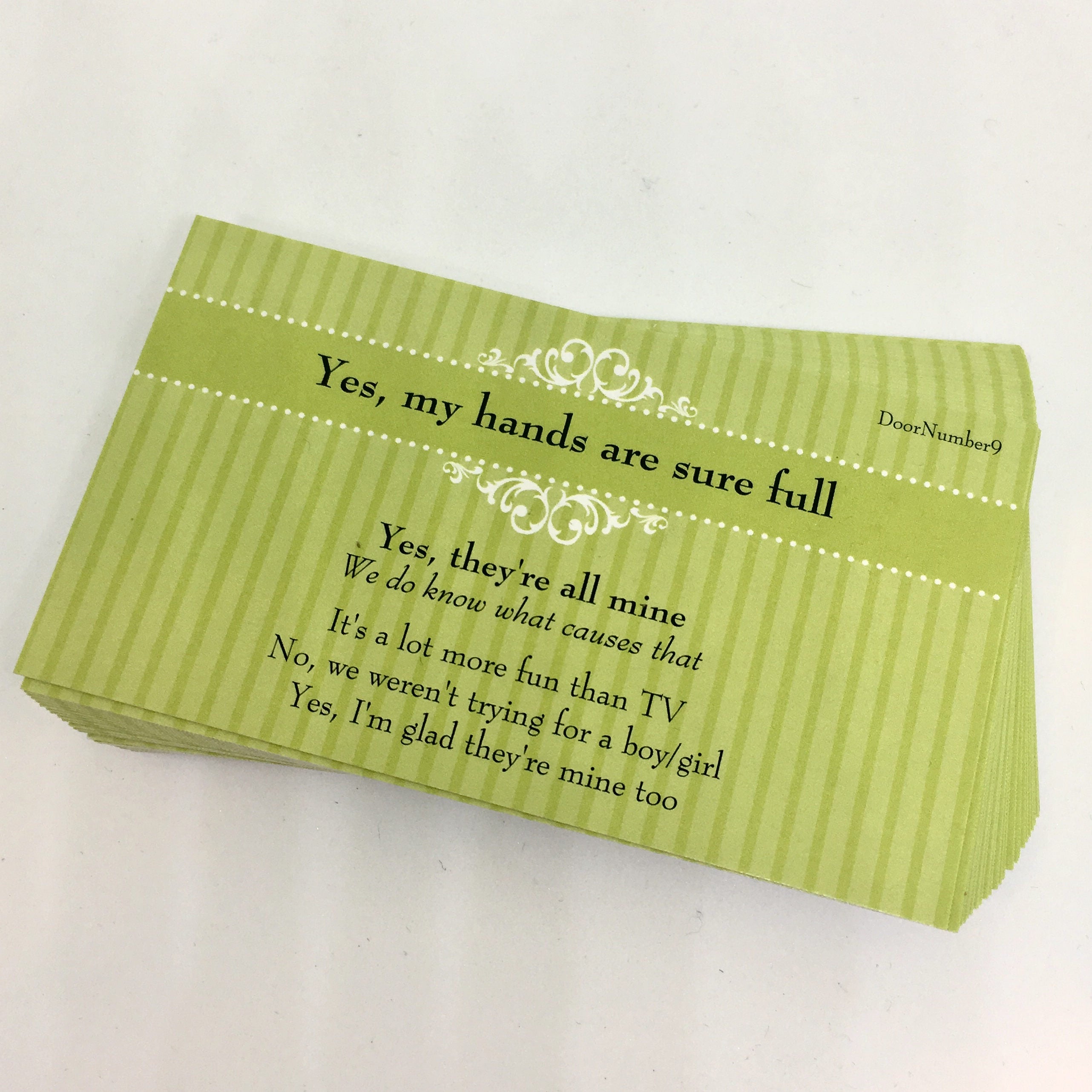 Your Hands Sure Are Full response cards big catholic family | Etsy